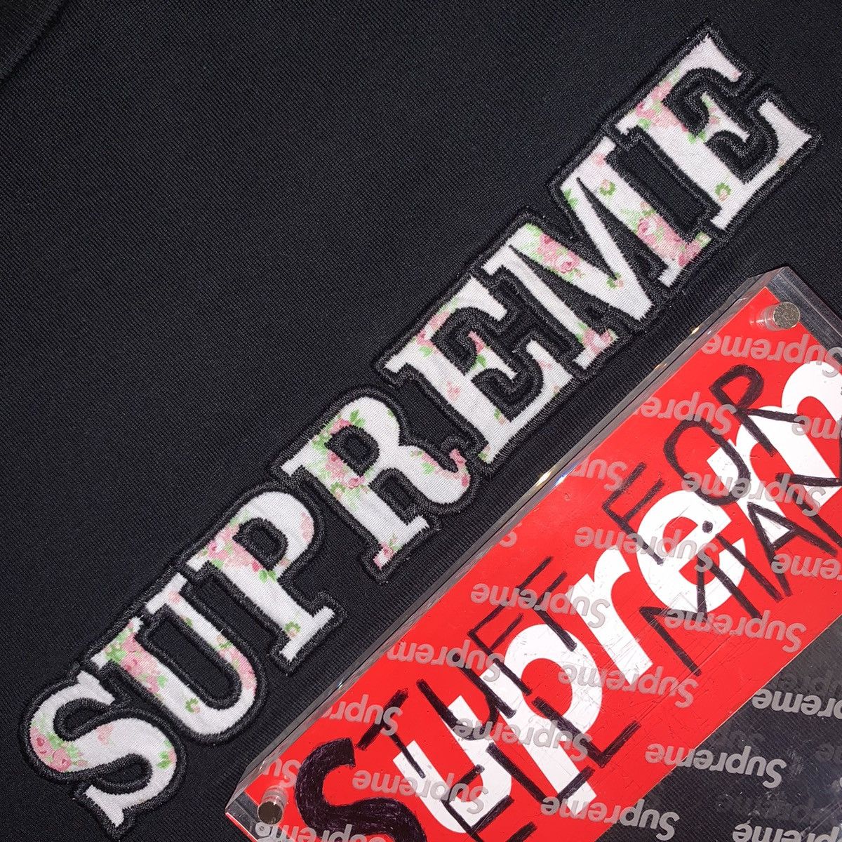 Supreme Floral Logo Tee | Grailed