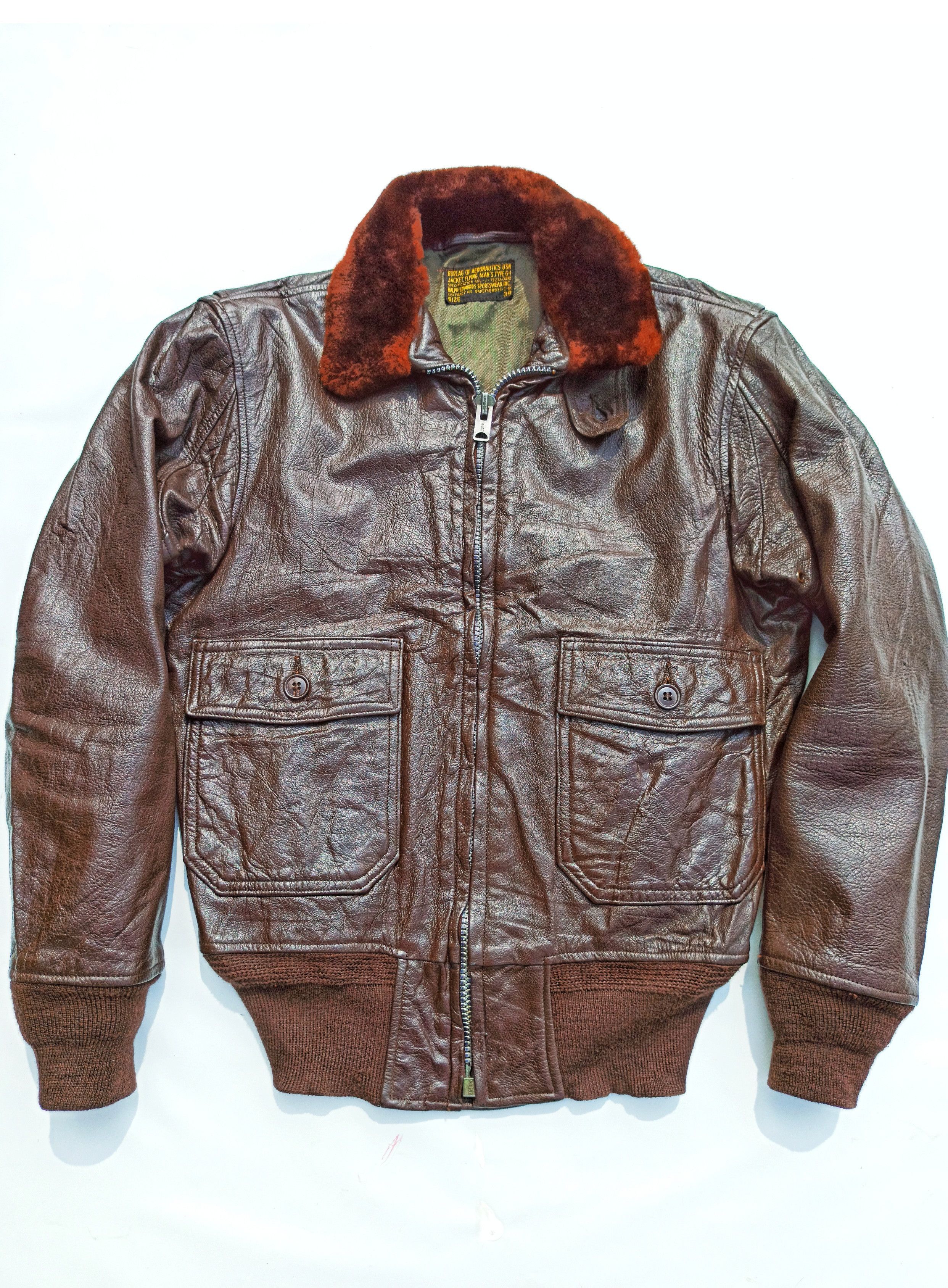 Vintage Vtg 60's RALPH EDWARDS SPORTSWEAR G1 USN Flight Jacket | Grailed