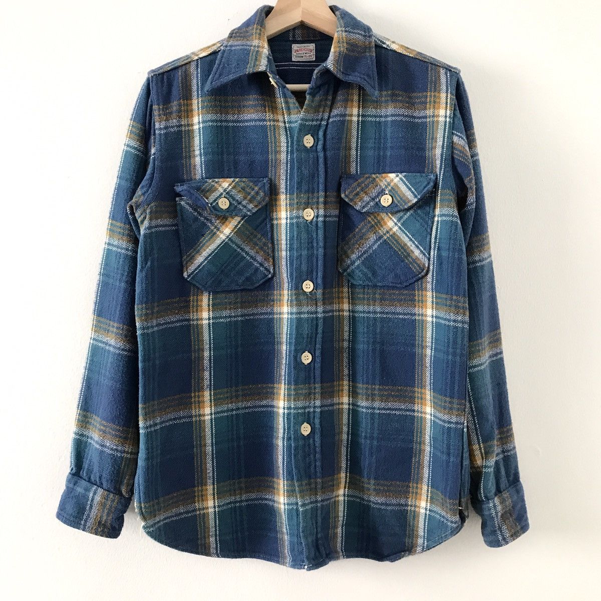 Japanese Brand × Warehouse Authentic Warehouse Co. Japan Plaid Flannel ...