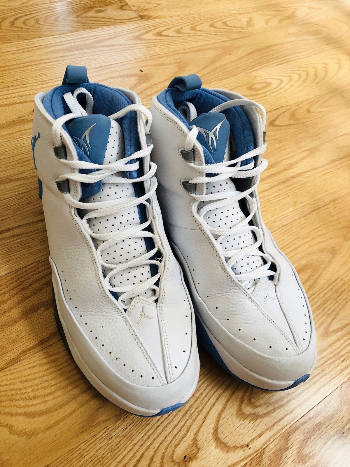 Jordan Brand × Nike AIR JORDAN MELO M3 POWDER BLUE WHITE HOME DENVER SZ ...
