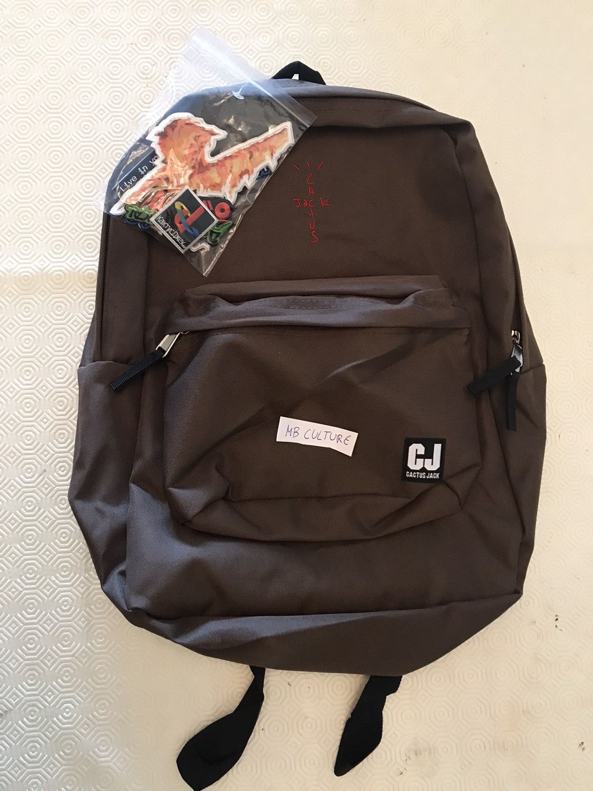 Travis Scott Travis Scott Cactus Jack Backpack With Patch Set | Grailed