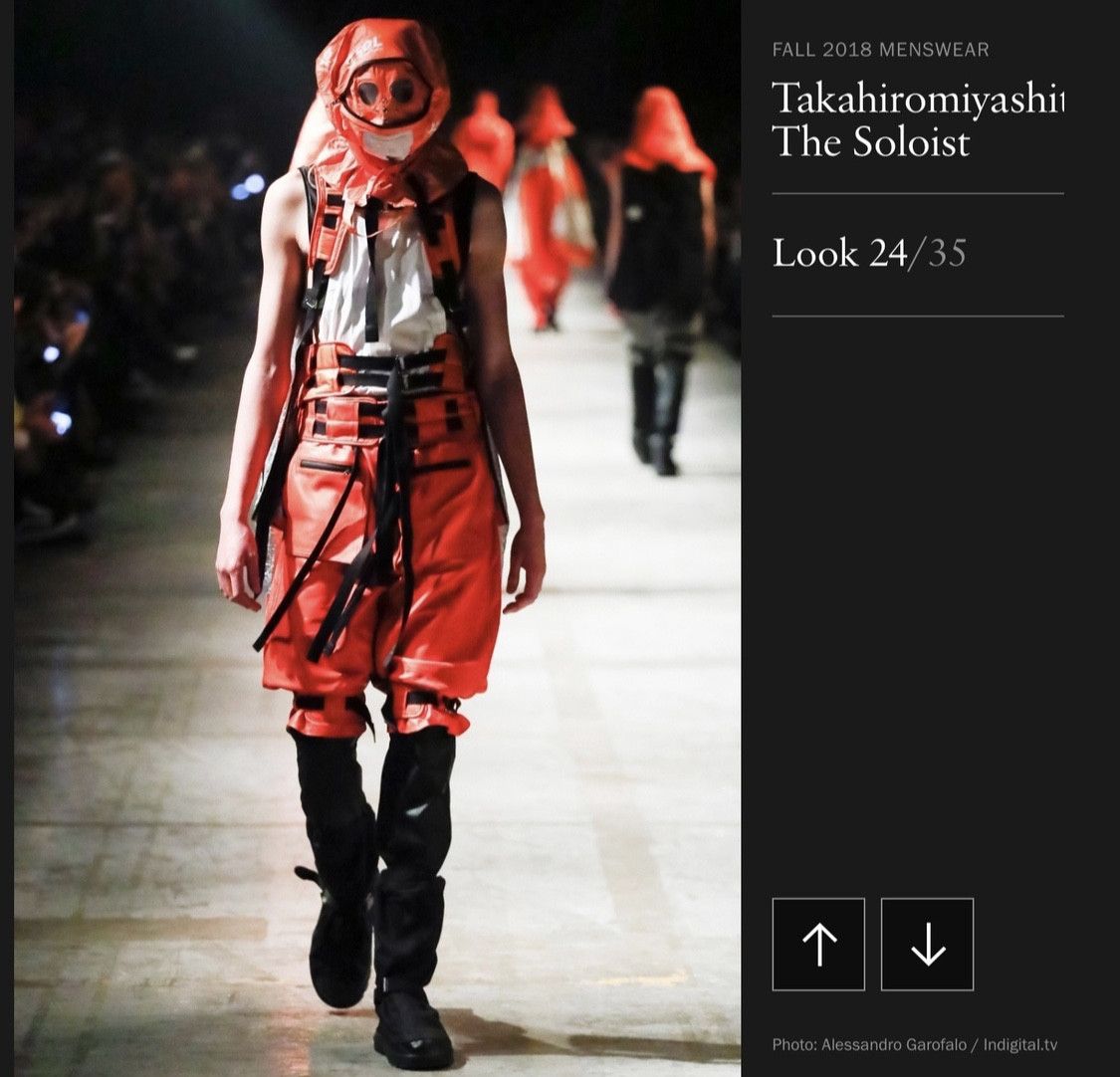 Takahiromiyashita The Soloist. Takahiromiyashita The Soloist. 18AW Mask Bag SOL Orange | Grailed