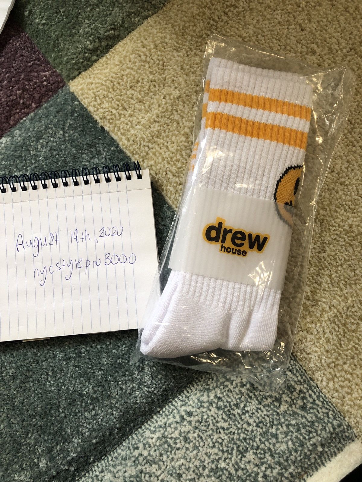 Drew House Drew House Mascot White Socks NWT | Grailed
