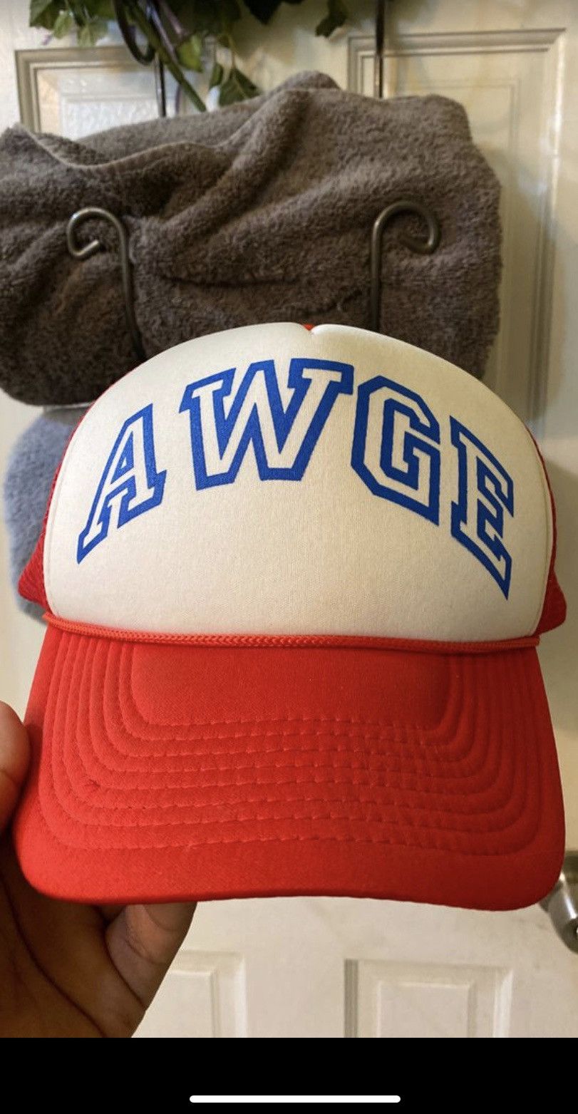 AWGE Red Awge Hat | Grailed