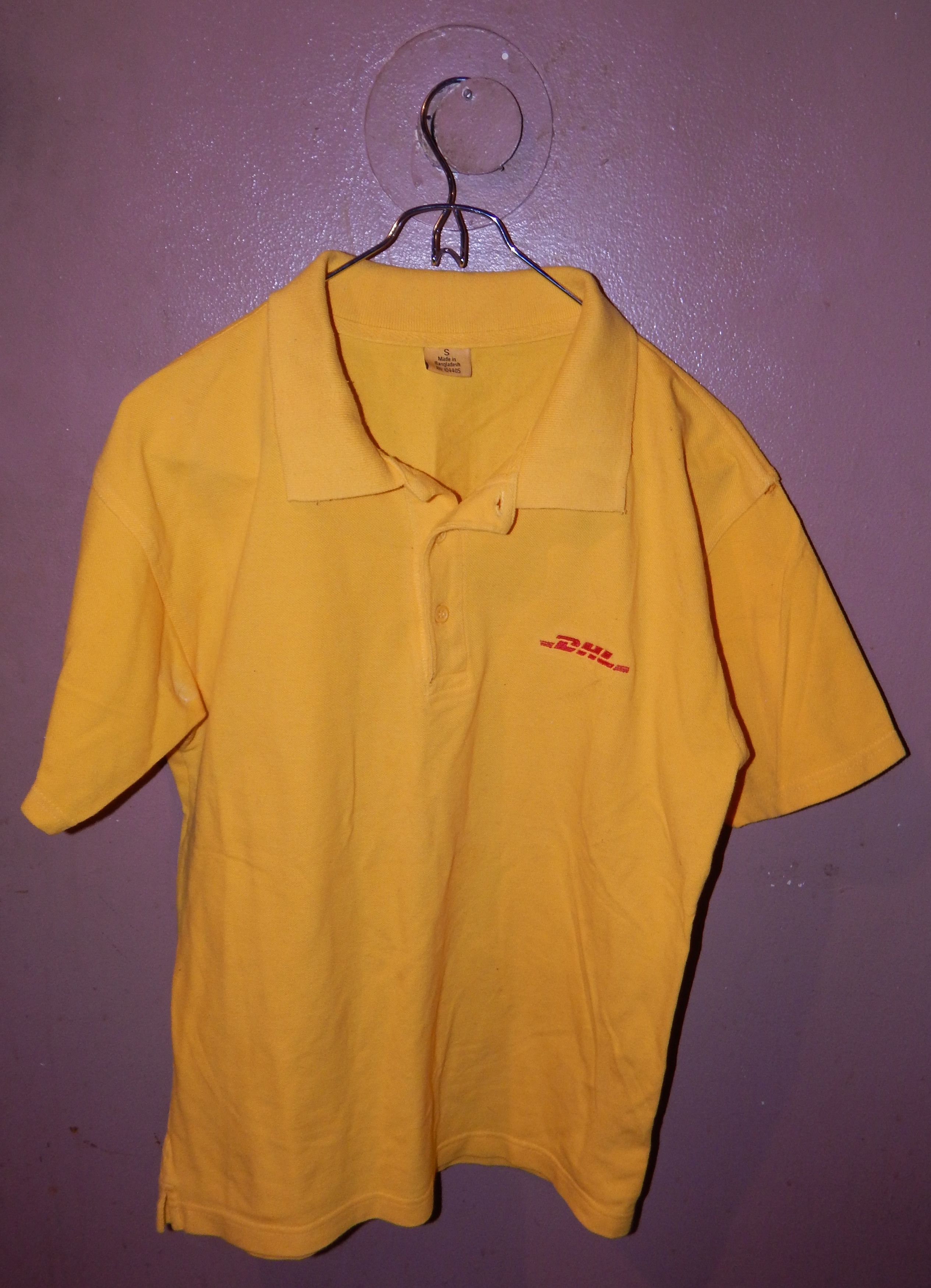 Dhl DHL Parcel Company Official Embroidered Polo Shirt | Grailed