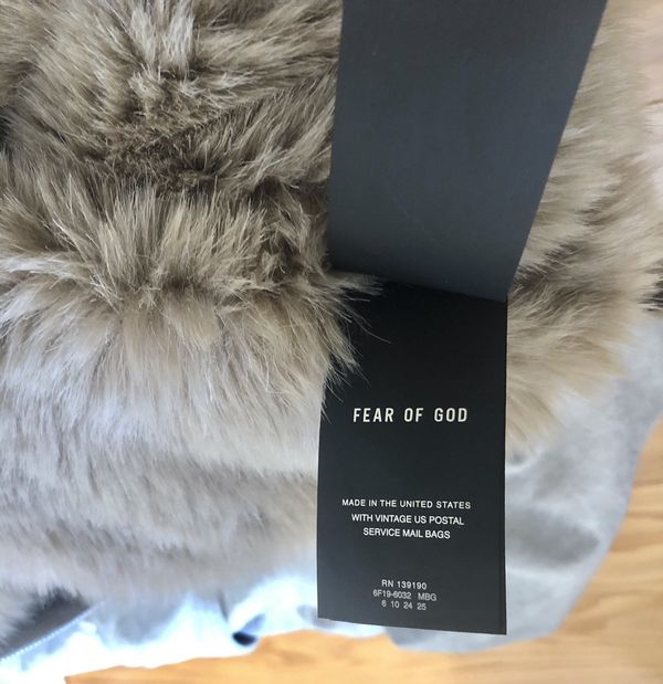 Fear of God Sixth Collection Vintage USPS Mailbag Full-Zip Jacket | Grailed