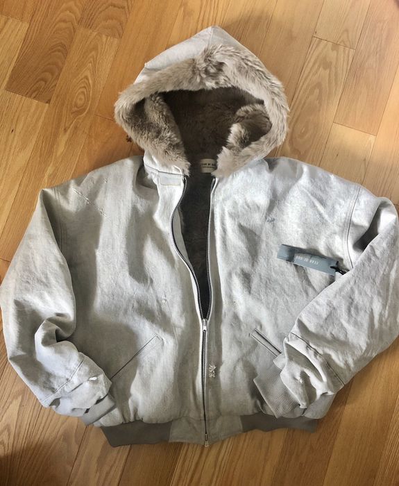 Fear of God Sixth Collection Vintage USPS Mailbag Full-Zip Jacket | Grailed