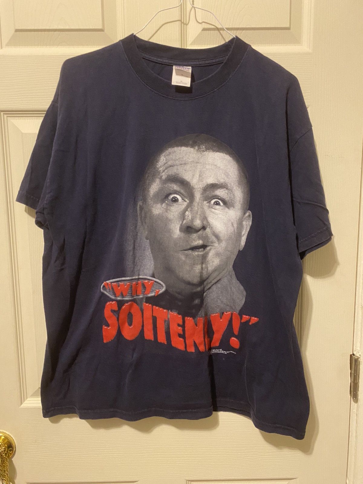 Movie × Vintage Vintage 1999 Three Stooges Why Soitenly Tee | Grailed