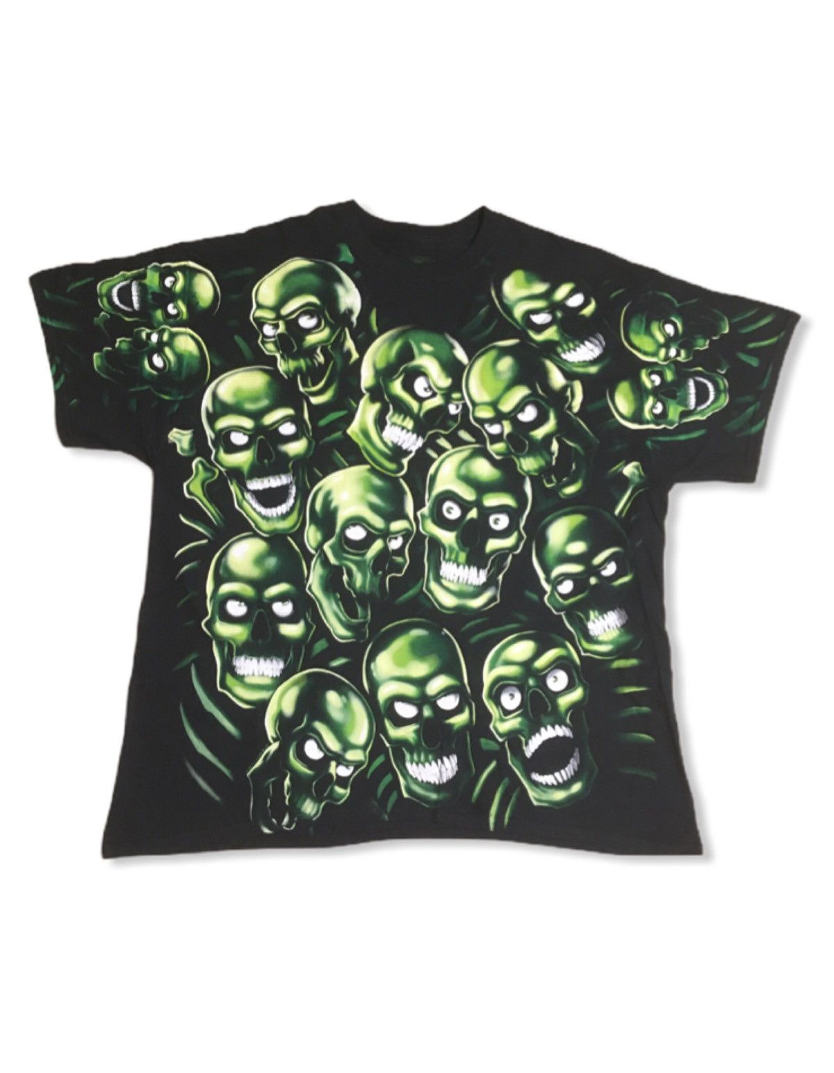 Liquid Blue Green Skull Pile Travis Scott by Liquid Blue Size XL | Grailed