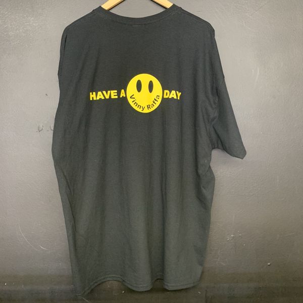 Gildan Vinny Raffa Smiley Face Tee | Grailed