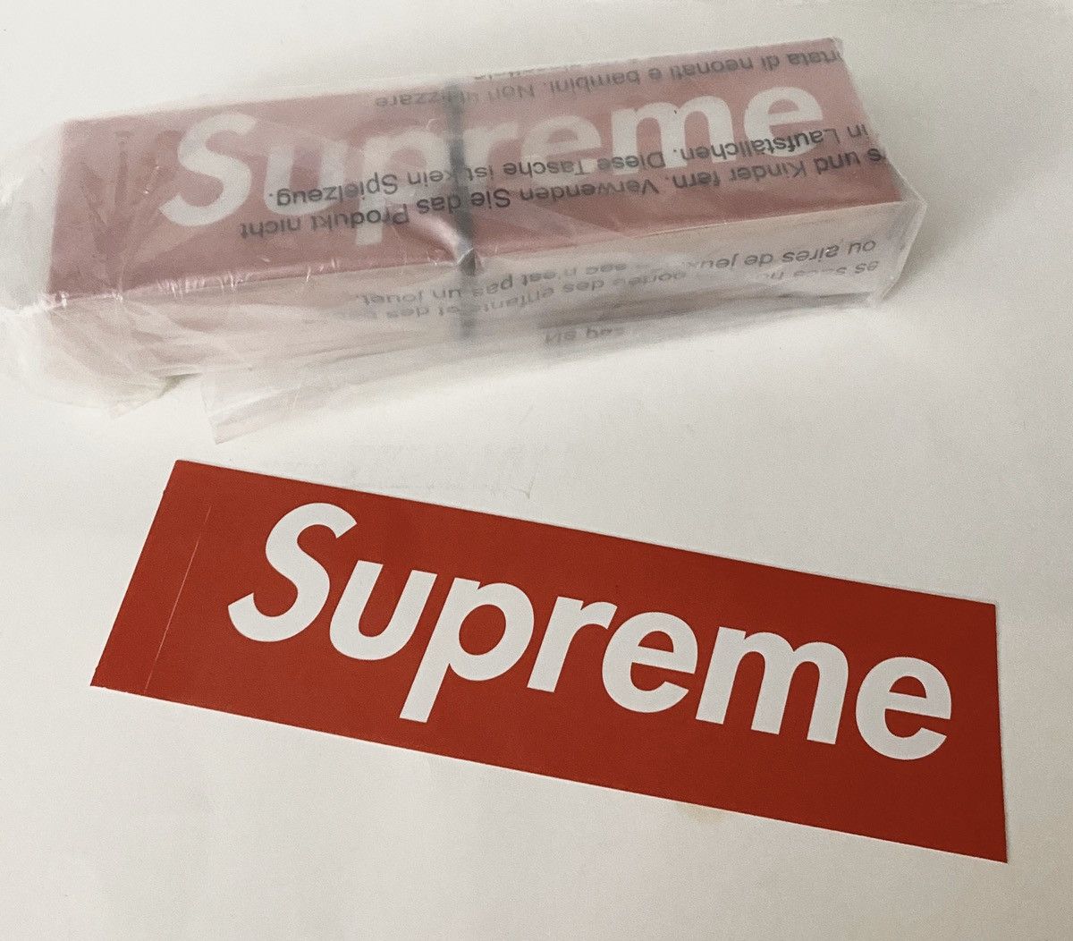Supreme Supreme Box Logo Sticker Lot (100 Bogo Stickers) [NEW] | Grailed