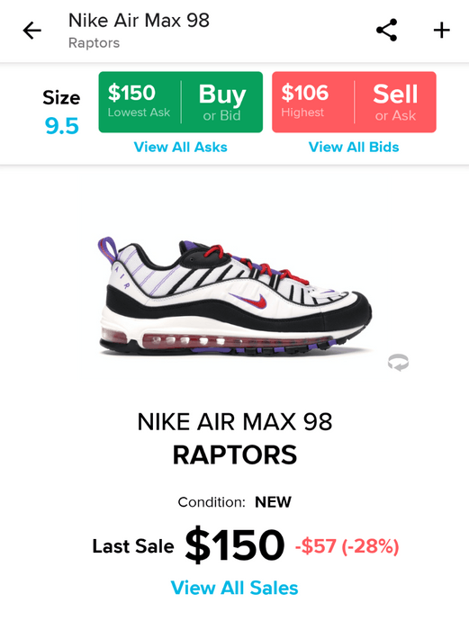 Jordan Brand Nike Air Max Raptor 98 | Grailed