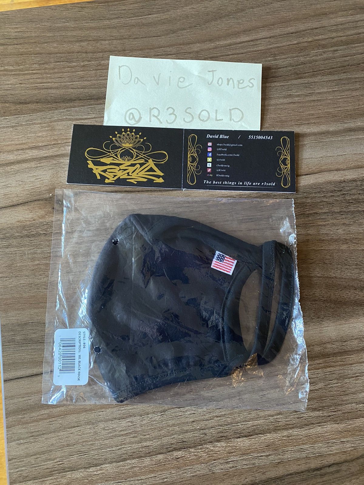 Warren Lotas Warren Lotas Flag Face mask sealed brand new | Grailed