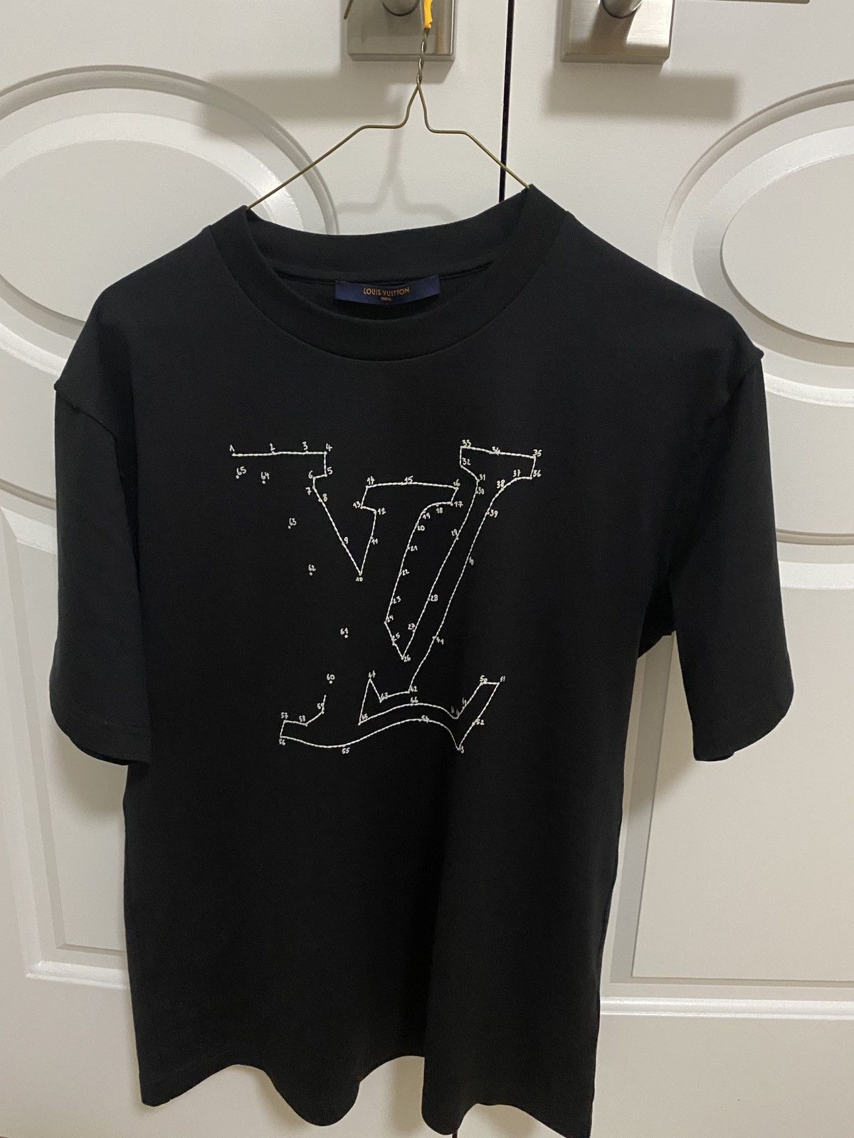 Louis Vuitton Lv stitch print and embroidere | Grailed