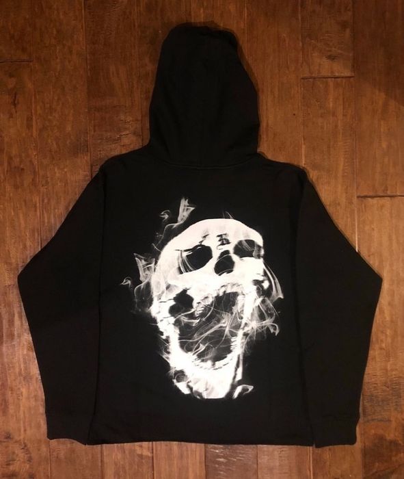 Revenge Revenge Black Smoke Skull Hoodie XXL | Grailed