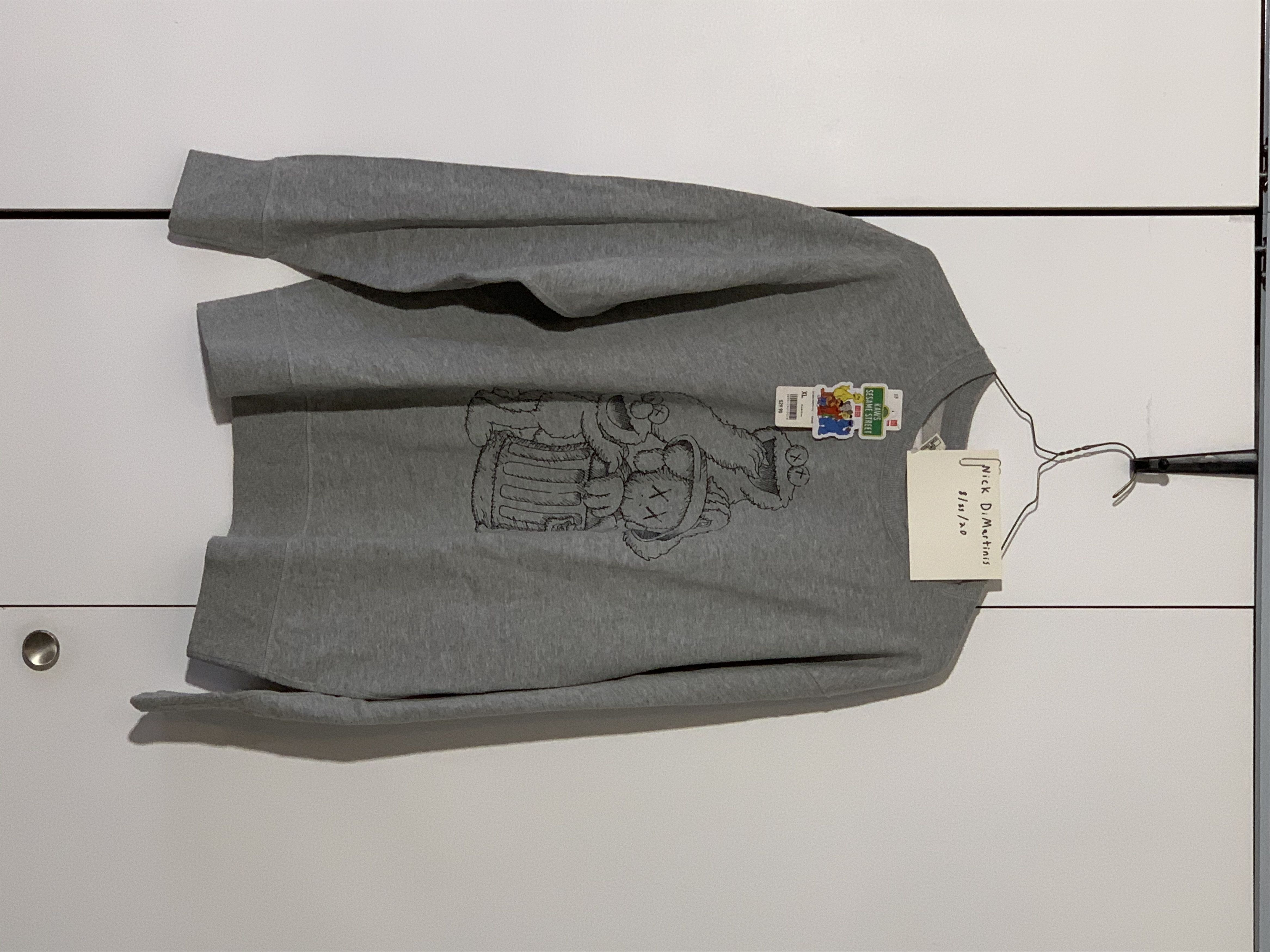 Uniqlo KAWS x Uniqlo x Sesame Street Companion Trash Can Outline | Grailed