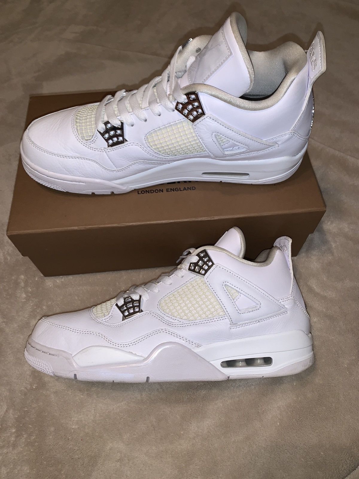 Jordan Brand Air Jordan 4 Retro silver anniversary | Grailed
