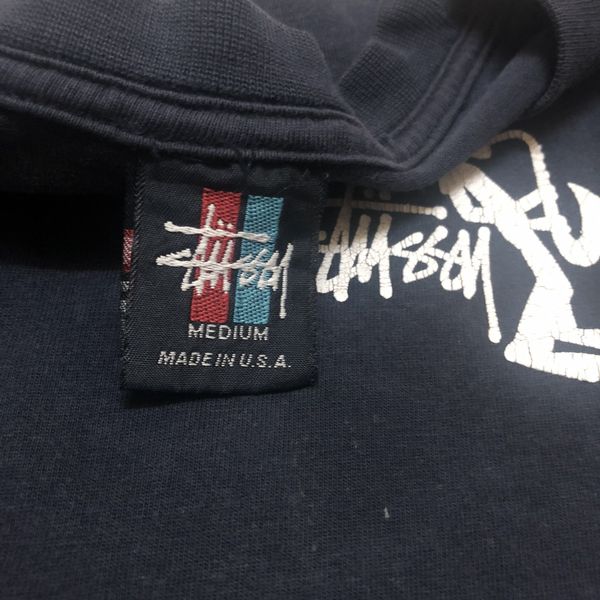 Vintage Vintage 90s stussy stickman trumpet tshirt | Grailed