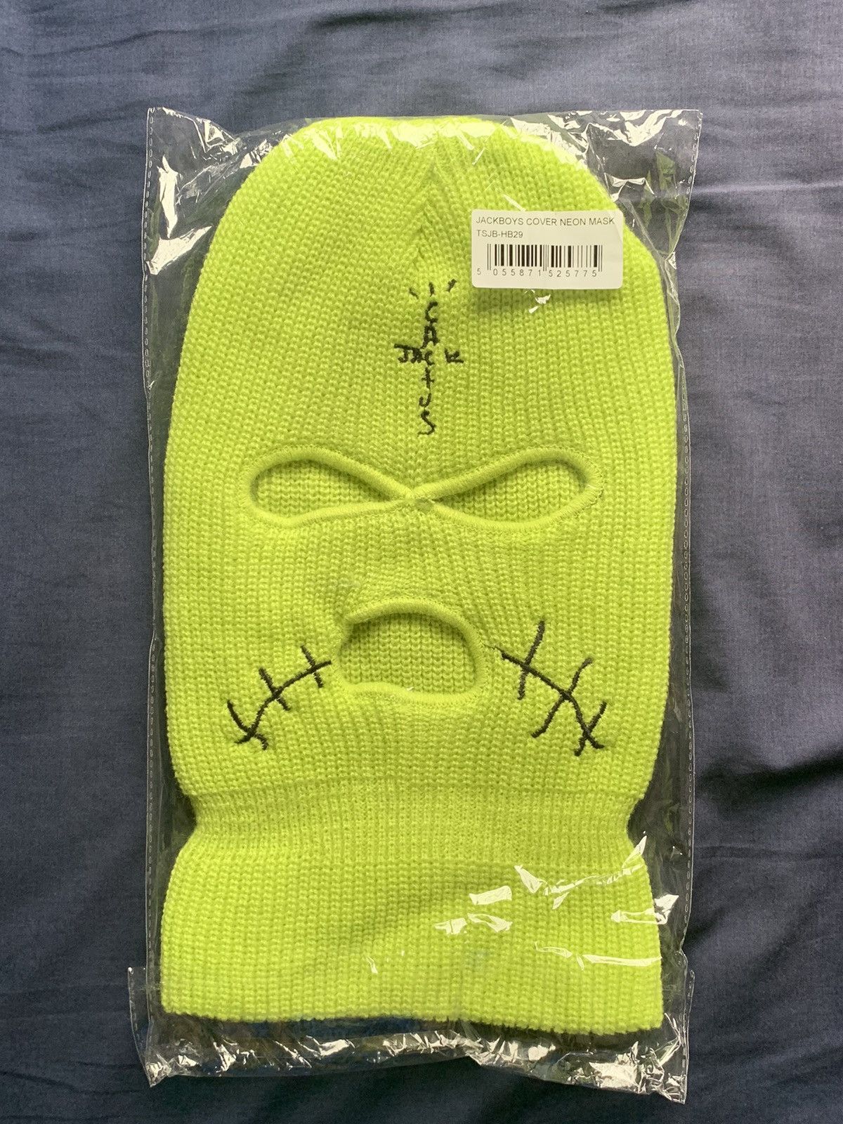Travis Scott JACKBOYS Cover Neon Mask | Grailed