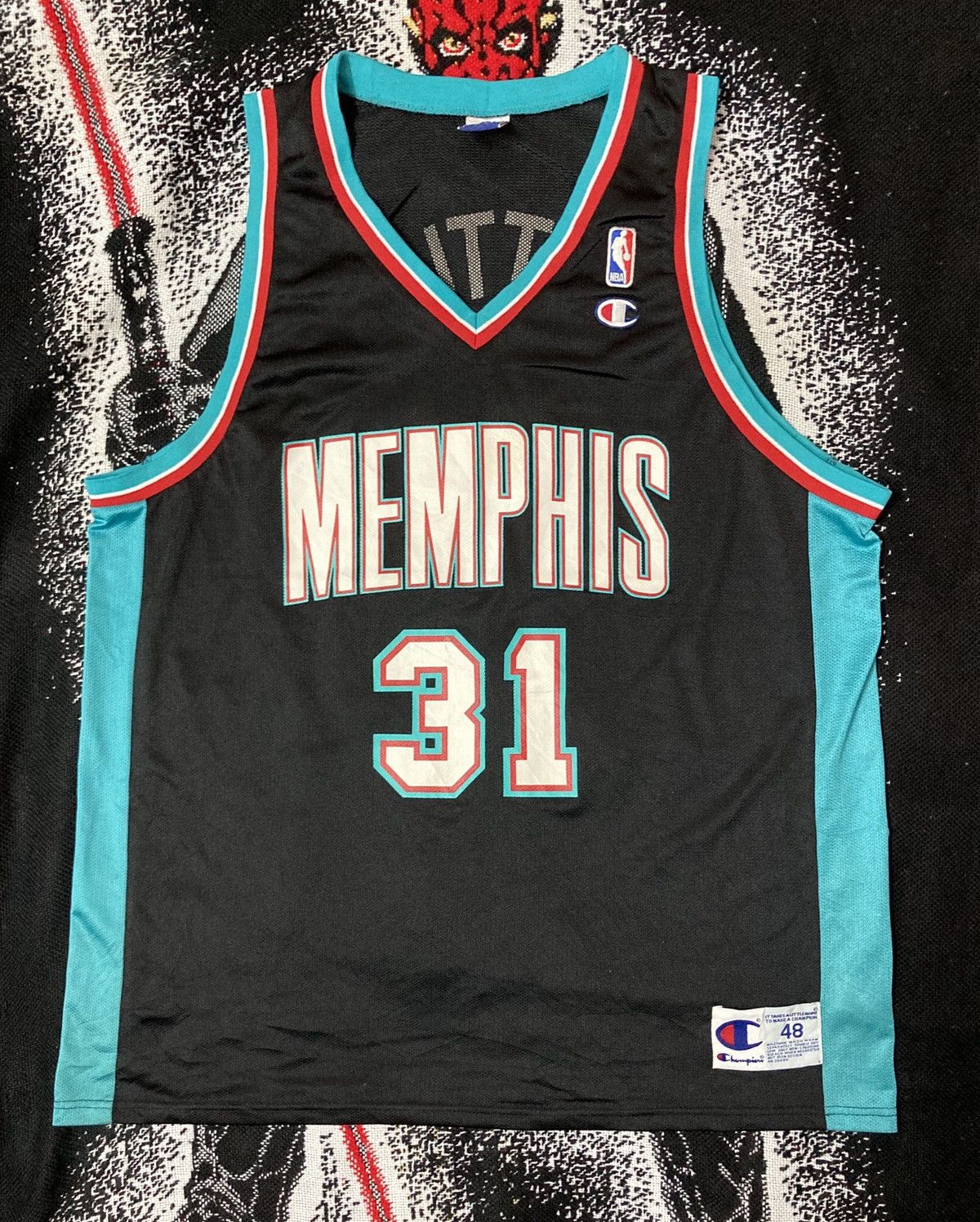 Vintage VTG 01 Memphis Grizzlies Shane Battier NBA Jersey Champion ...