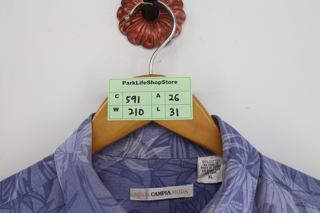 Campia Moda CAMPIA MODA Hawaiian Cotton Shirt Men Vintage 90s Size XL ...