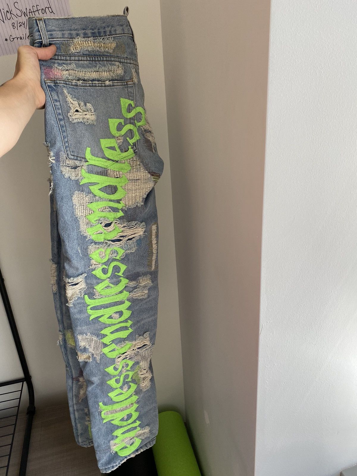 Vlone Endless Denim Vlone Jeans | Grailed