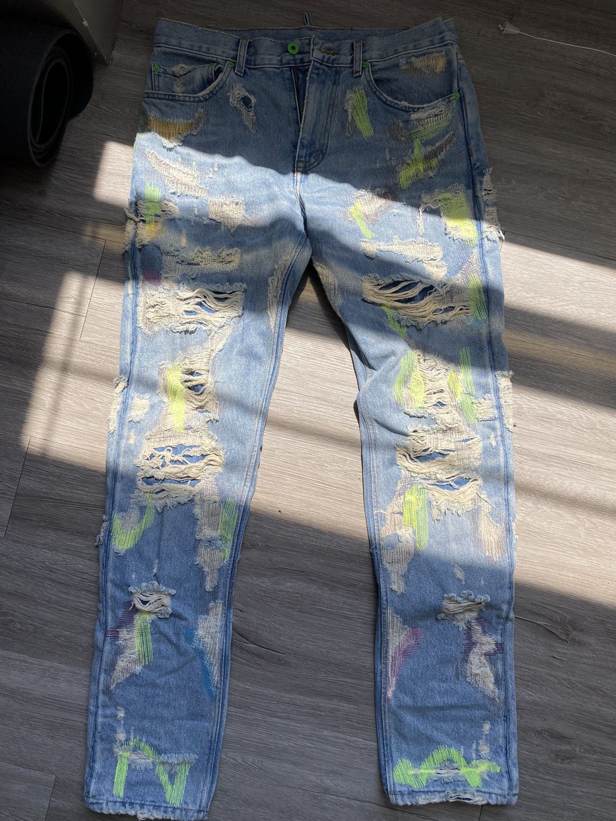 Vlone Endless Denim Vlone Jeans | Grailed