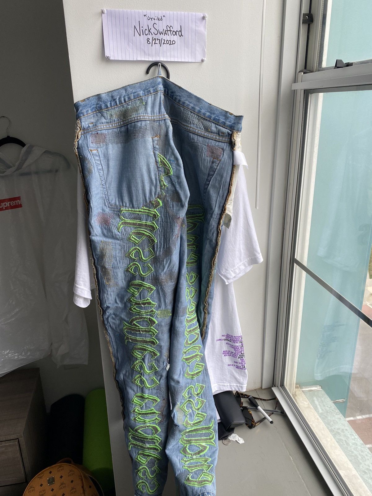 Vlone Endless Denim Vlone Jeans | Grailed