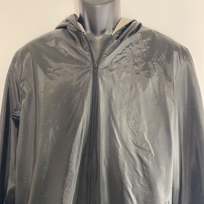 Vintage Utex Design Rain jacket Black Hooded | Grailed