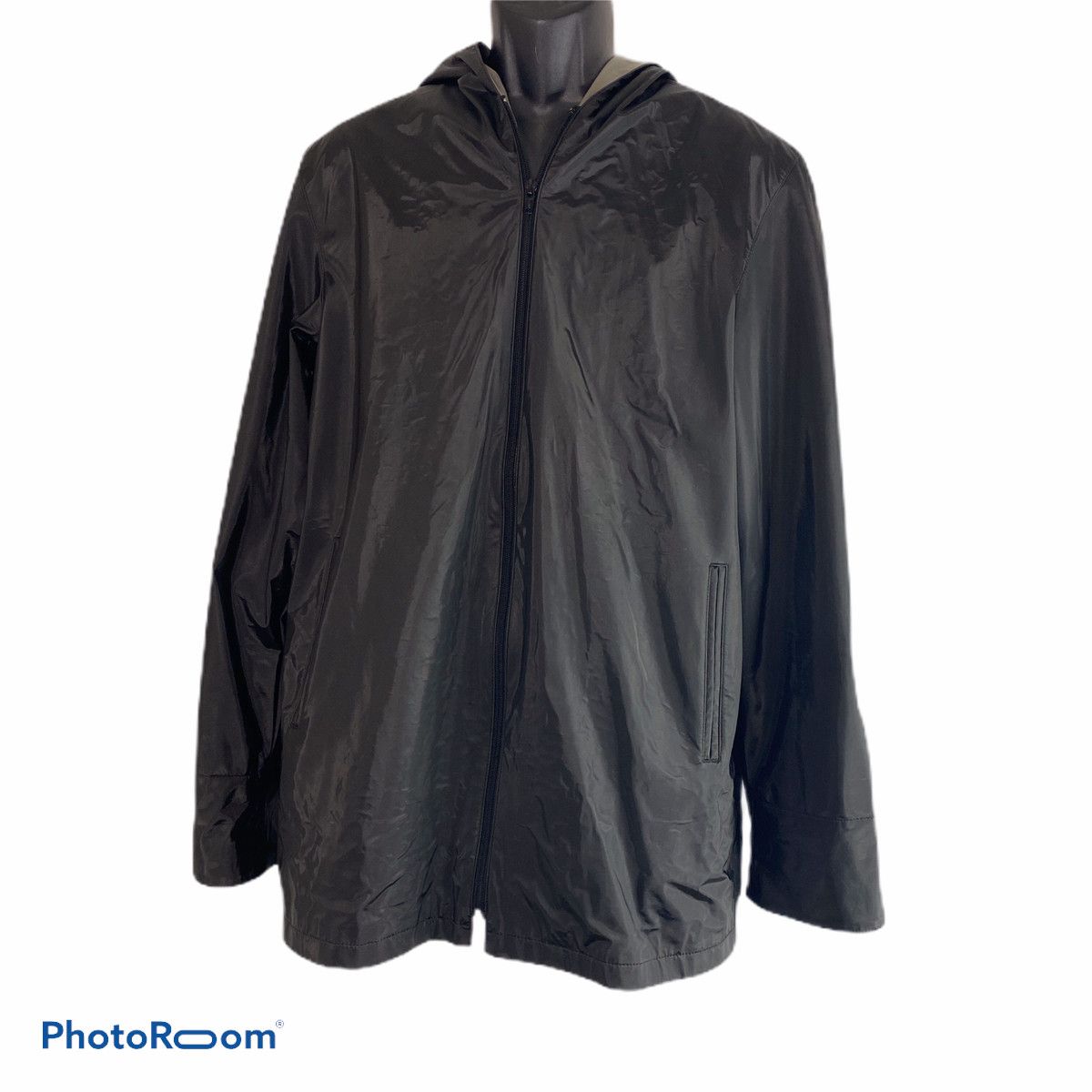 Vintage Utex Design Rain jacket Black Hooded | Grailed