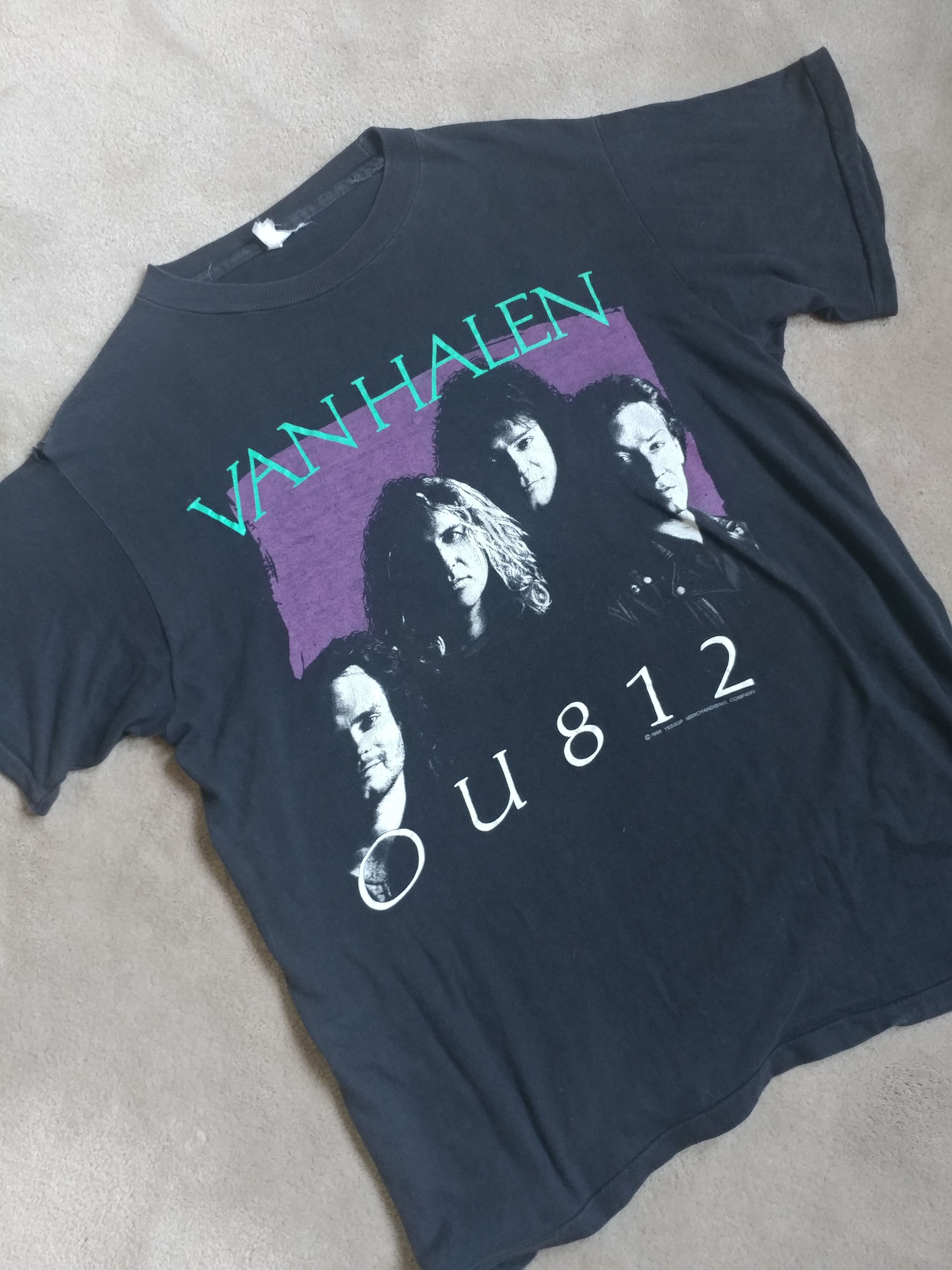 Band Tees × Vintage 1988 Van Halen OU812 Tee | Grailed