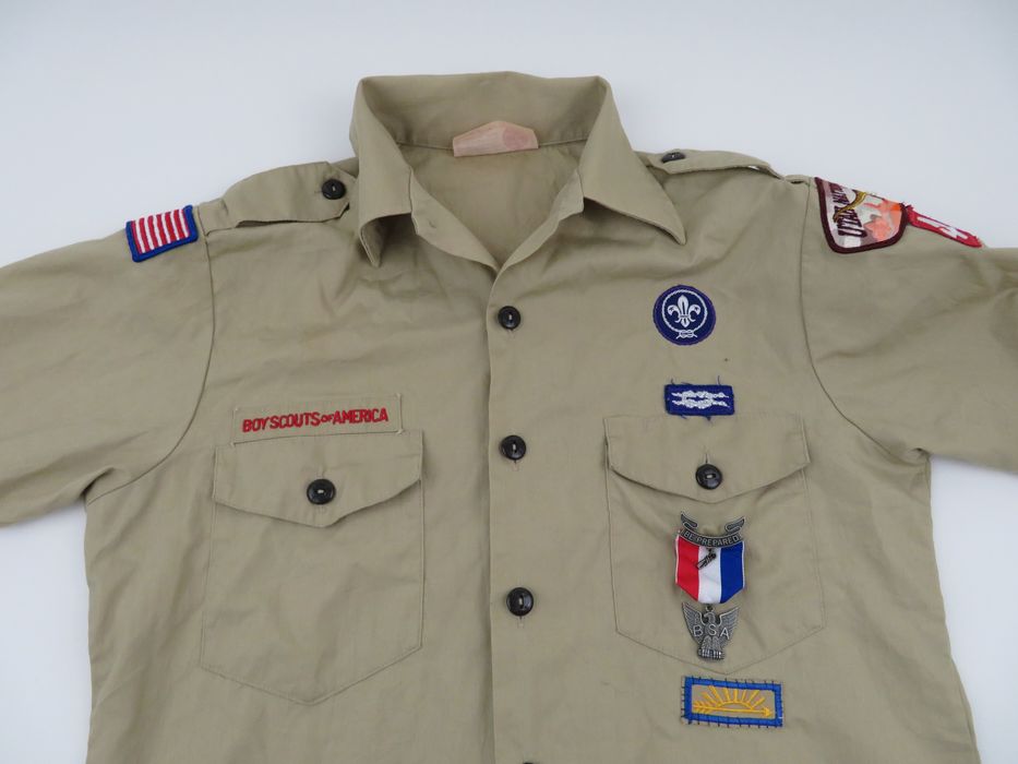Vintage Boy Scouts Of America BSA Uniform Shirt Be Prepared Eagle | Grailed