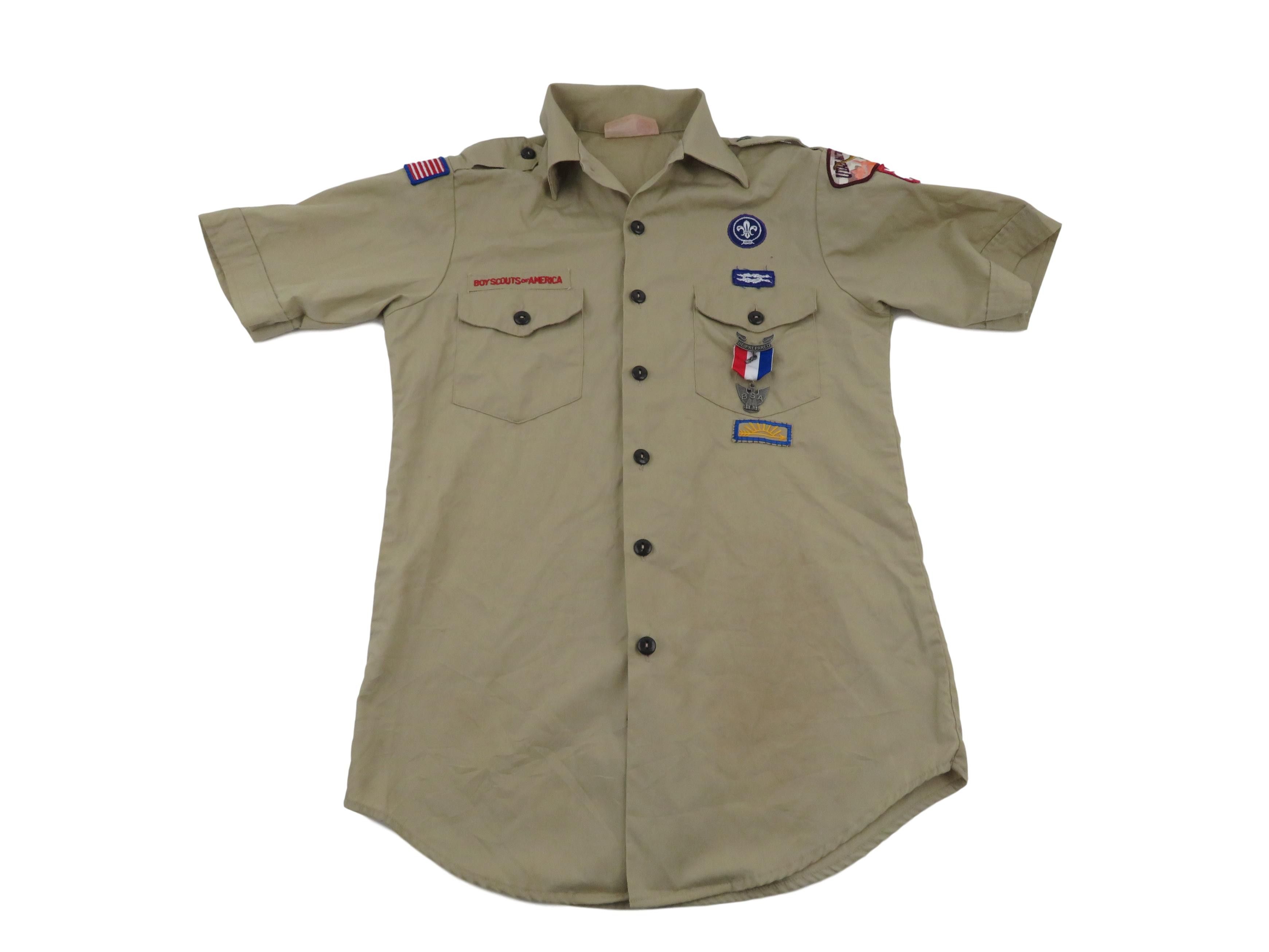 Vintage Boy Scouts Of America BSA Uniform Shirt Be Prepared Eagle | Grailed