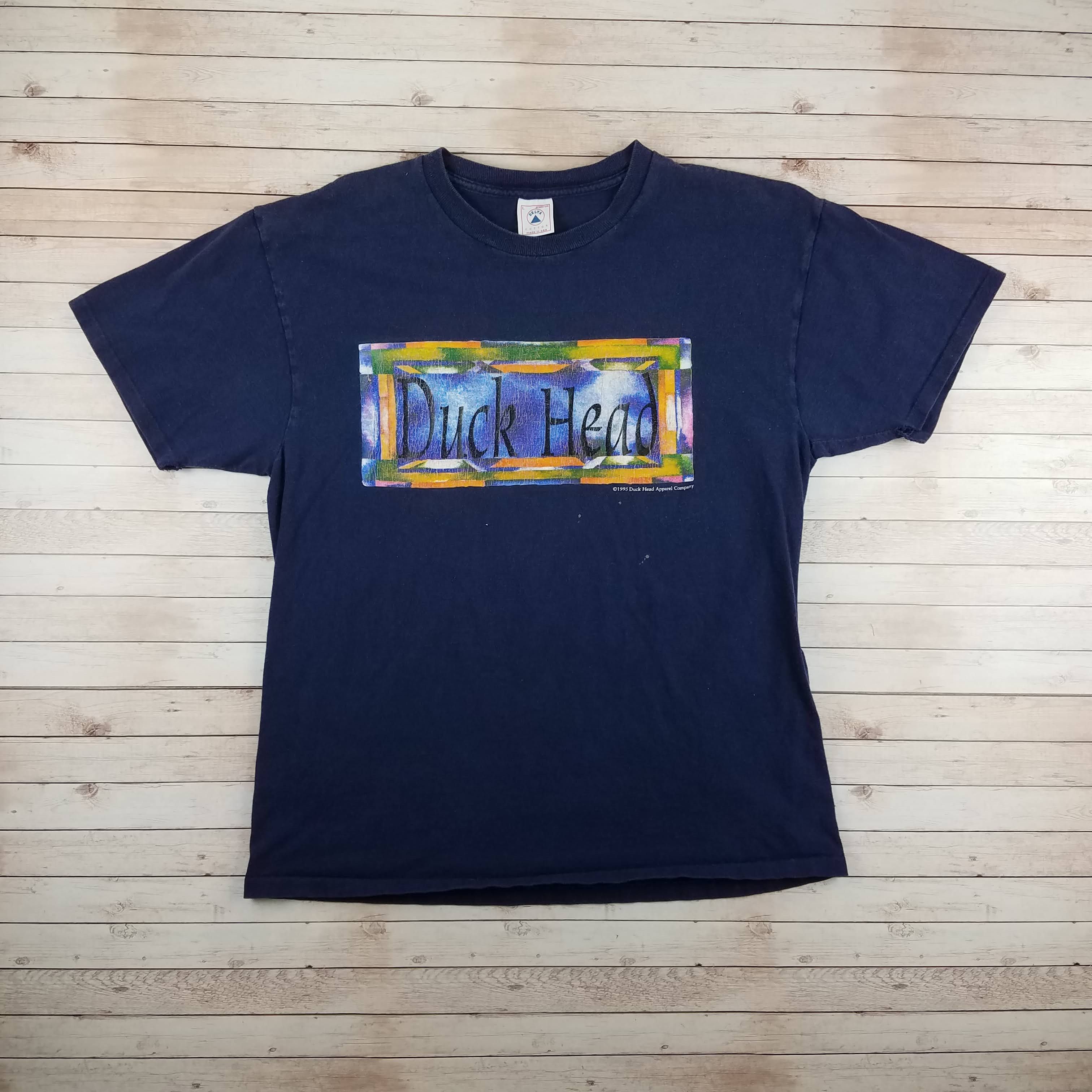 Vintage VTG 90s Bootleg Duck Head Single Stitch Tee Shirt | Grailed