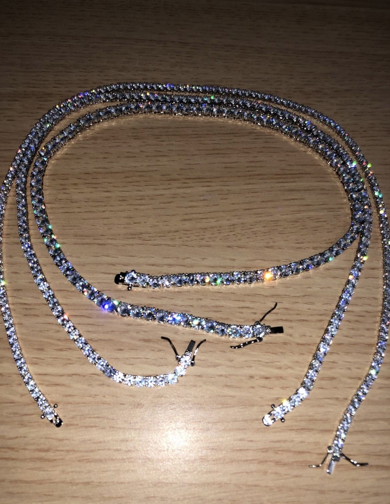 Asap Rocky BUNDLE 3 Diamond Chain Necklace | Grailed