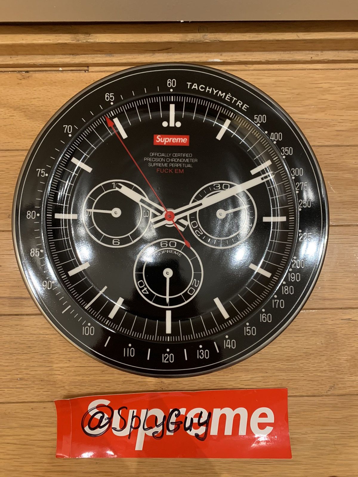 Supreme Supreme Watch Plate Black | Grailed