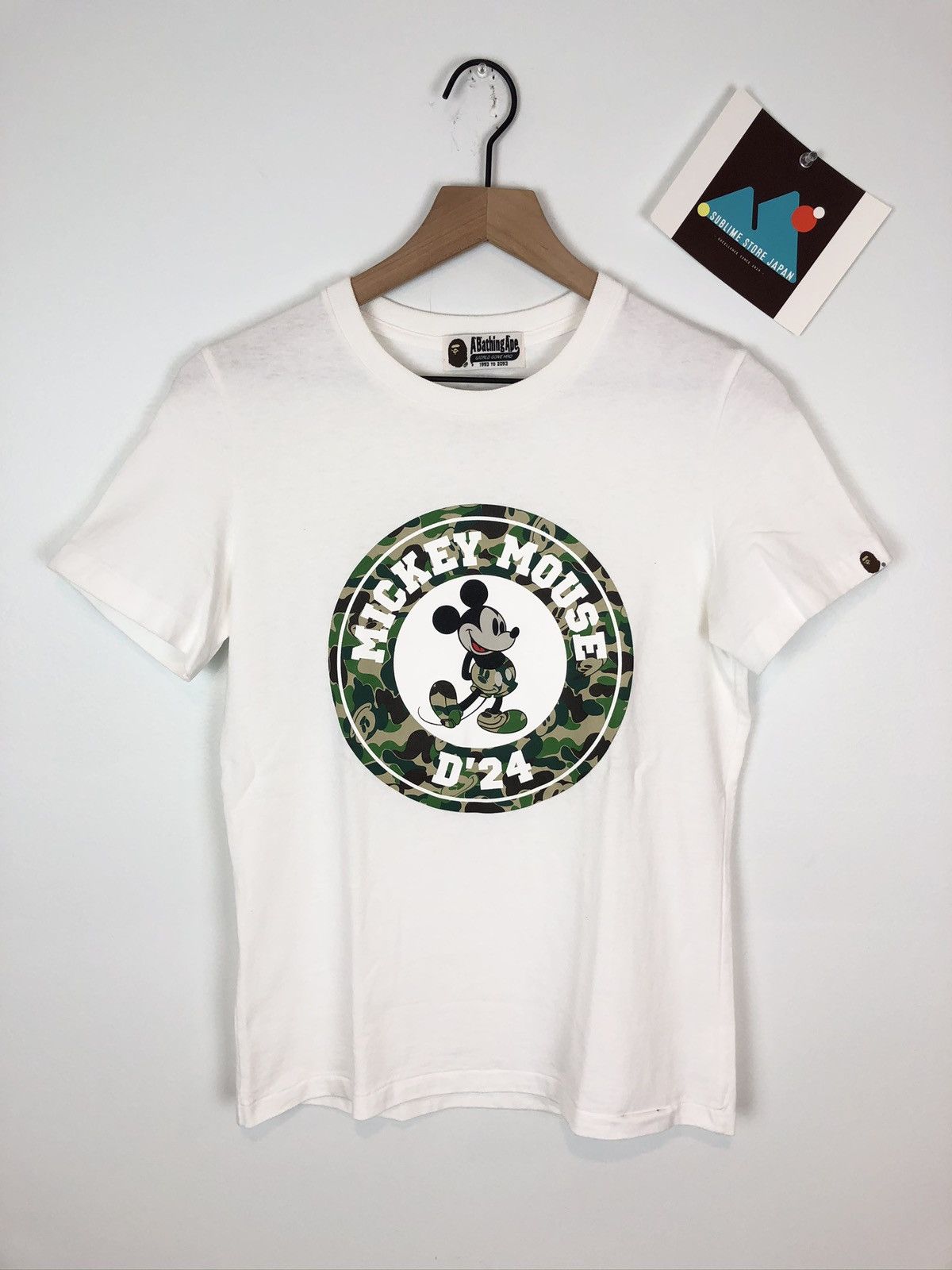 Bape × Disney × Vintage 🔥FREE SHIPPING! Bape x Disney Logo Print Tee ...