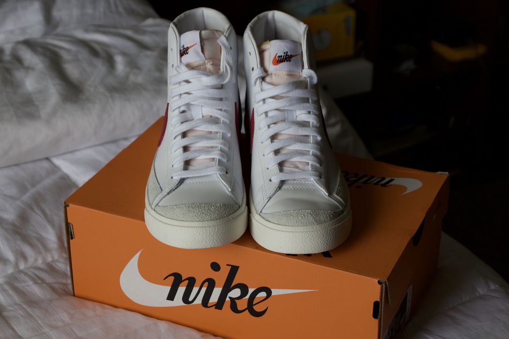 Nike Nike blazer mid 77 vintage brick red | Grailed
