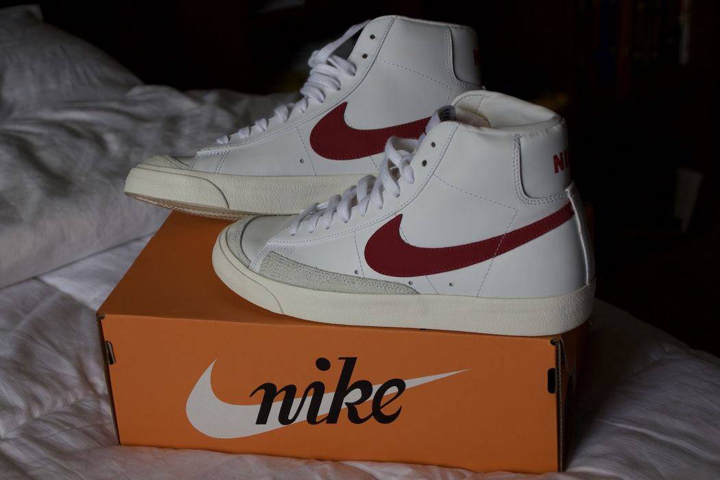 Nike Nike blazer mid 77 vintage brick red | Grailed