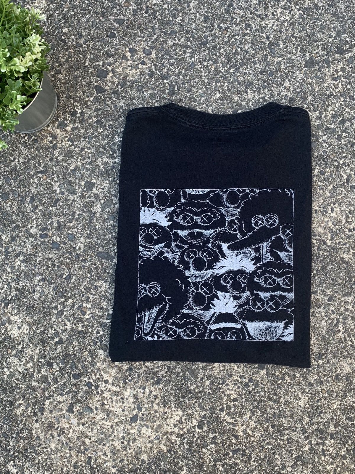 Uniqlo Kaws x Sesame Street Double Sided Tee | Grailed