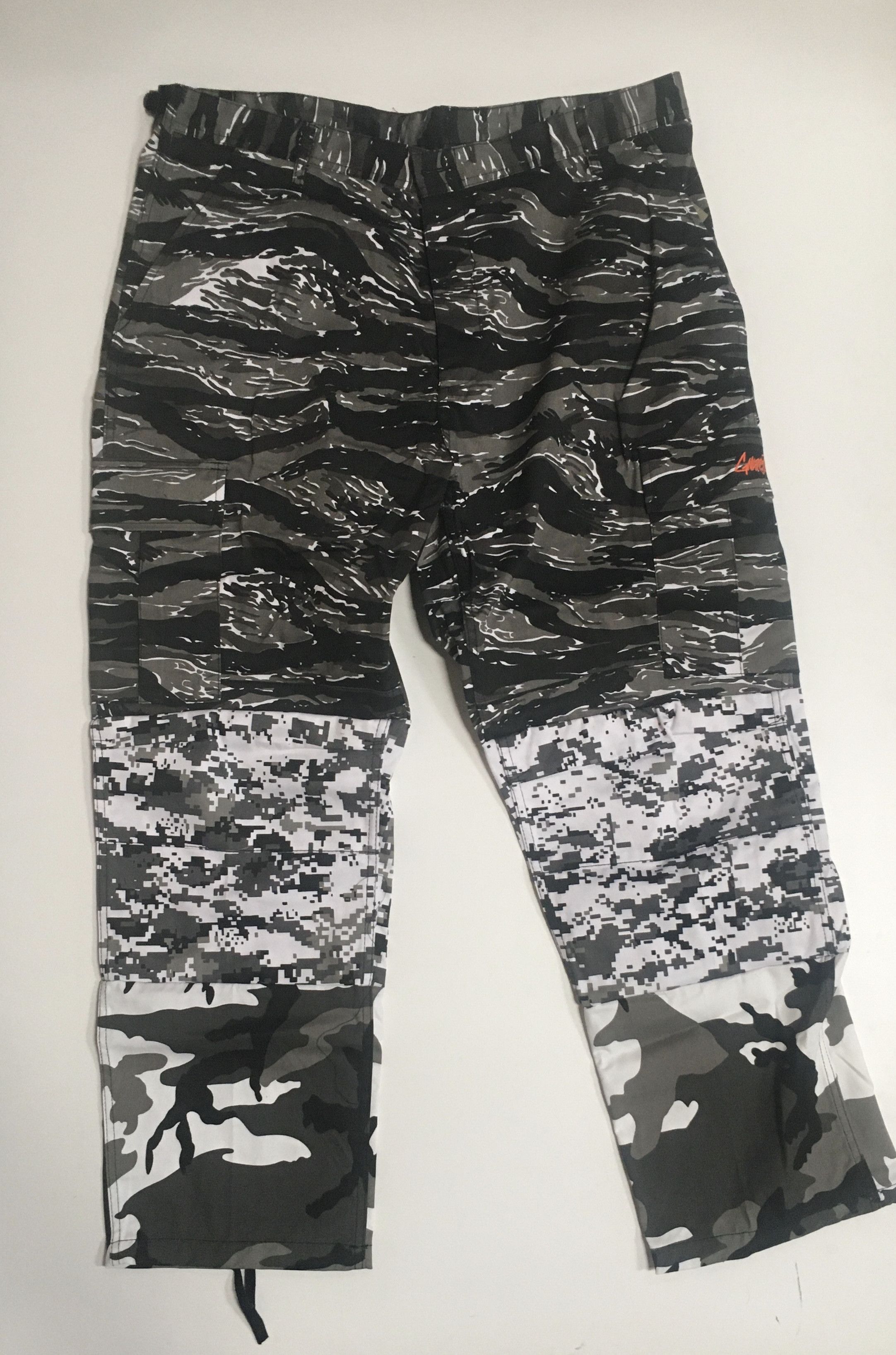 G59 Records × Gnarcotic Gnarcotic Grey Scale Tri-Camo Pants X-LARGE DS ...