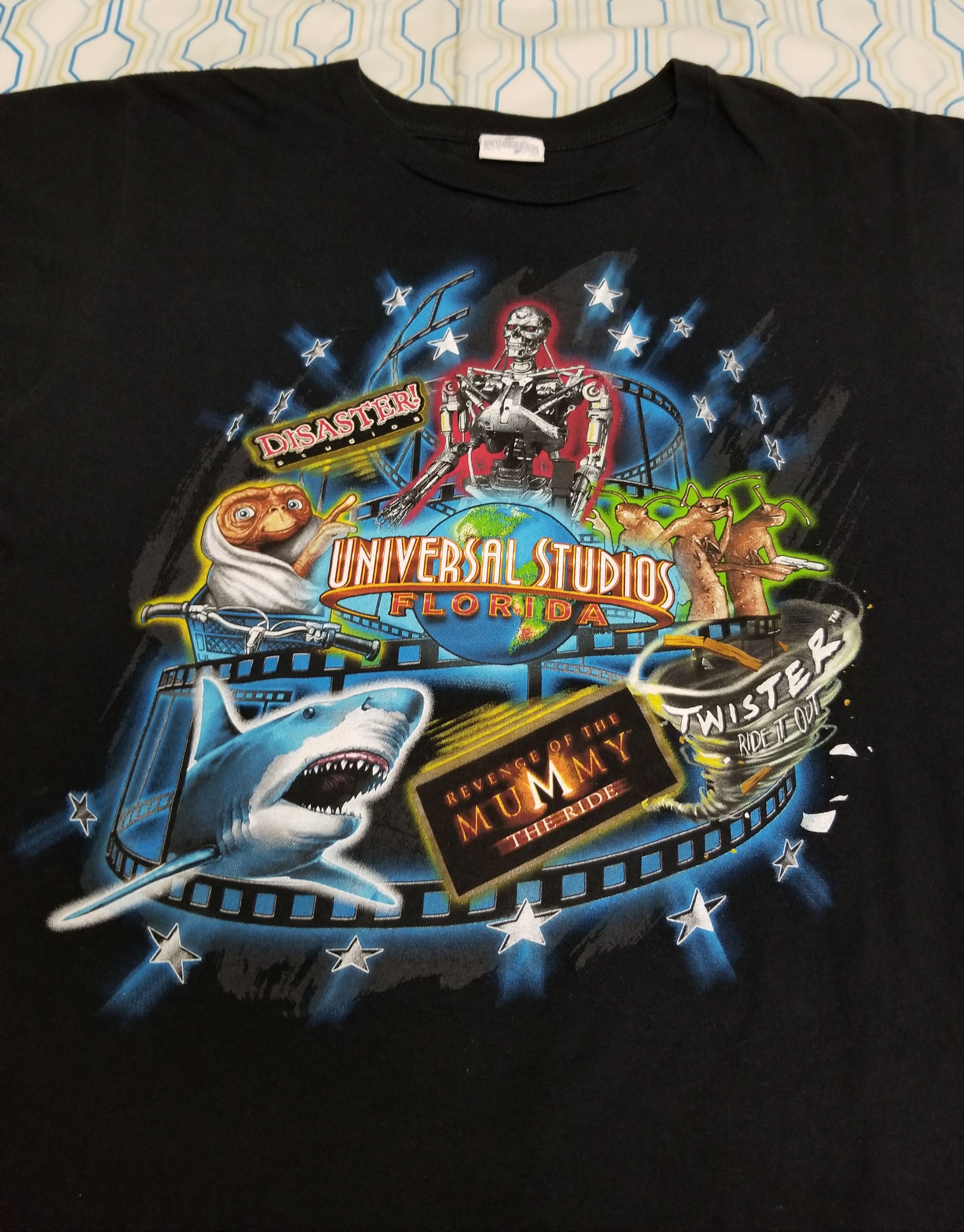 Universal Studios × Vintage Vintage Universal Studios Rides T Shirt ...