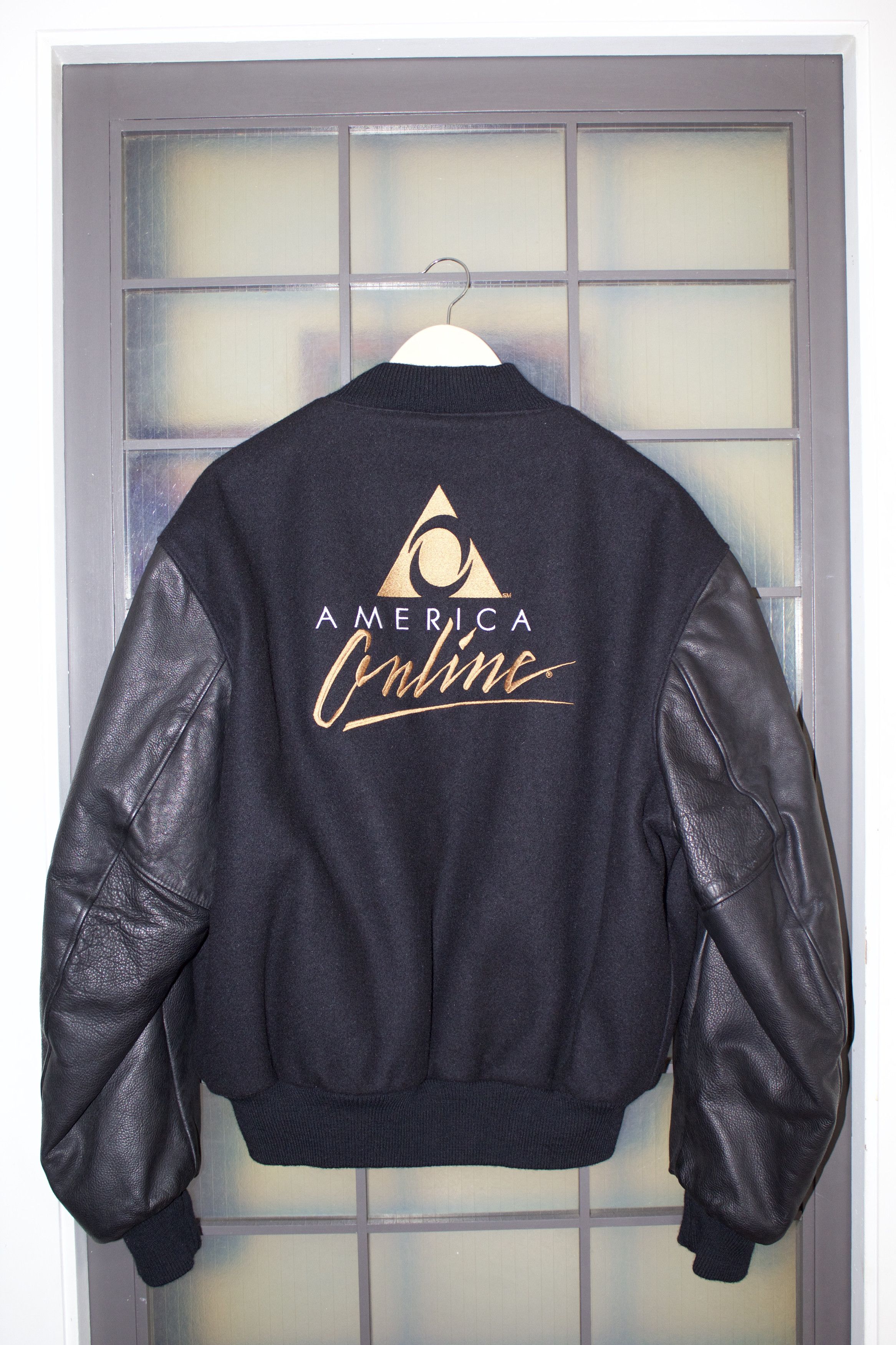 Golden Bear 1996 AOL Golden Bear Wool Varsity JAcket | Grailed