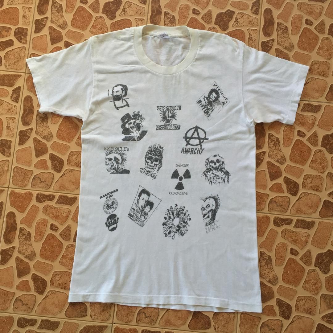 Band Tees × Vintage Insane🔥🔥Bootleg 80s Iconic Punk Bands tee | Grailed