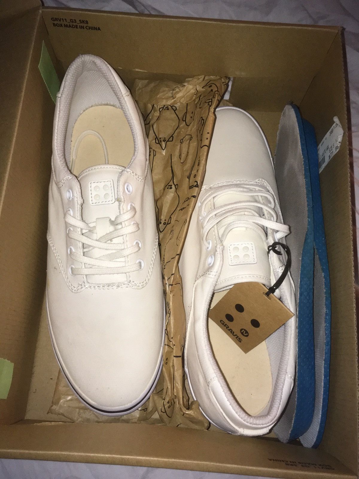 Gravis Gravis Dylan Rieder Filter LX White Wax Low-Top Sneakers | Grailed