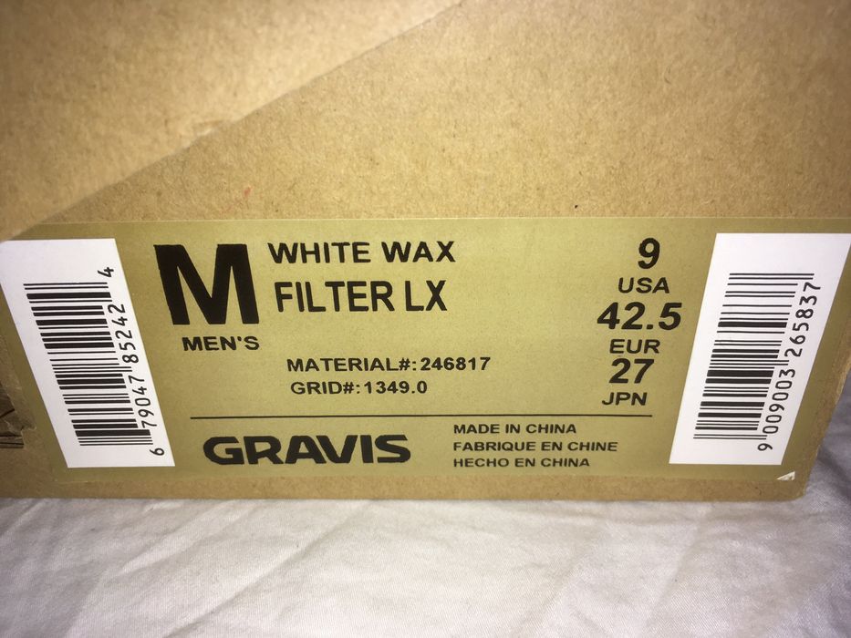 Gravis Gravis Dylan Rieder Filter LX White Wax Low-Top Sneakers | Grailed