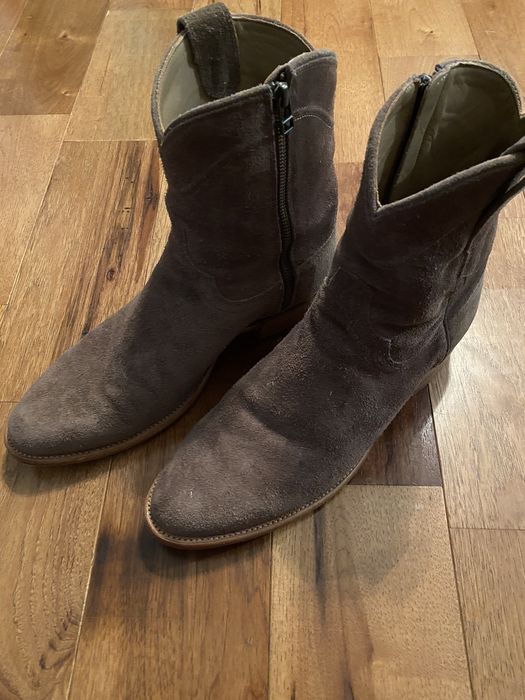 Cowboy Equipment Tecovas-The Roy Suede Zip Boot | Grailed