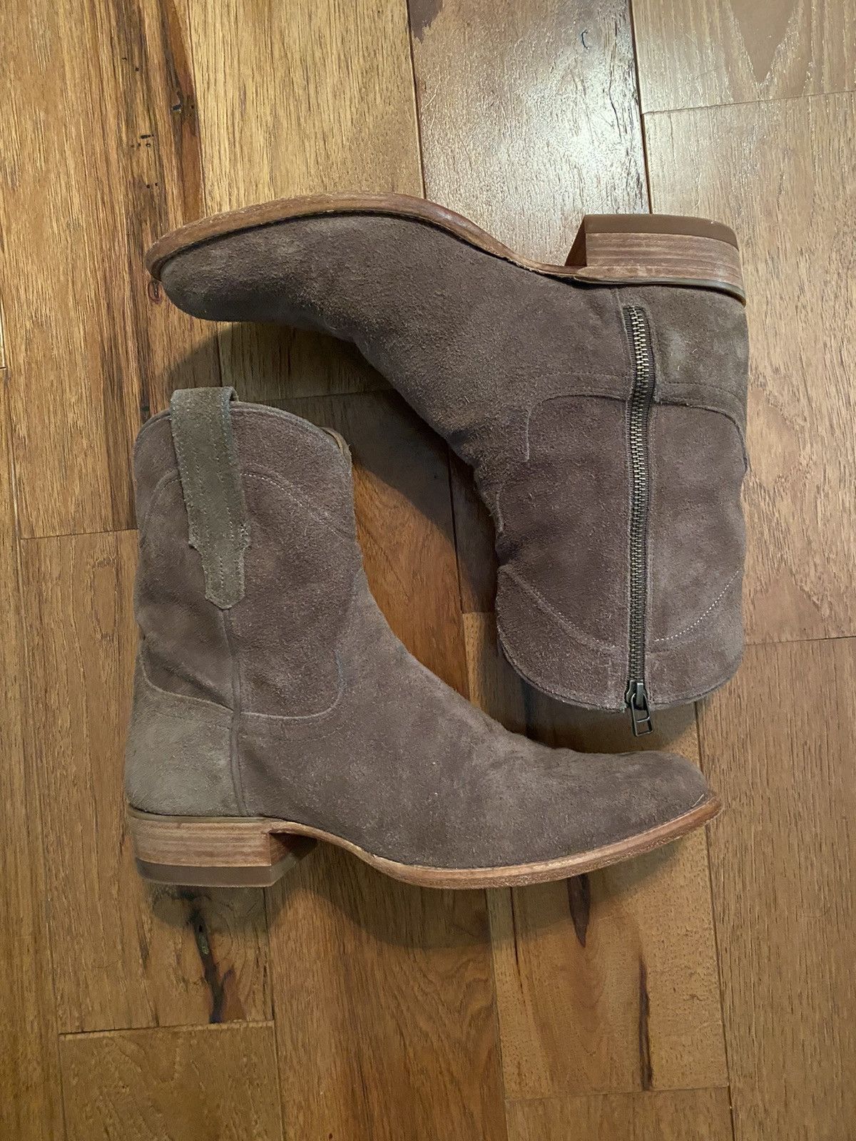 Cowboy Equipment Tecovas-The Roy Suede Zip Boot | Grailed