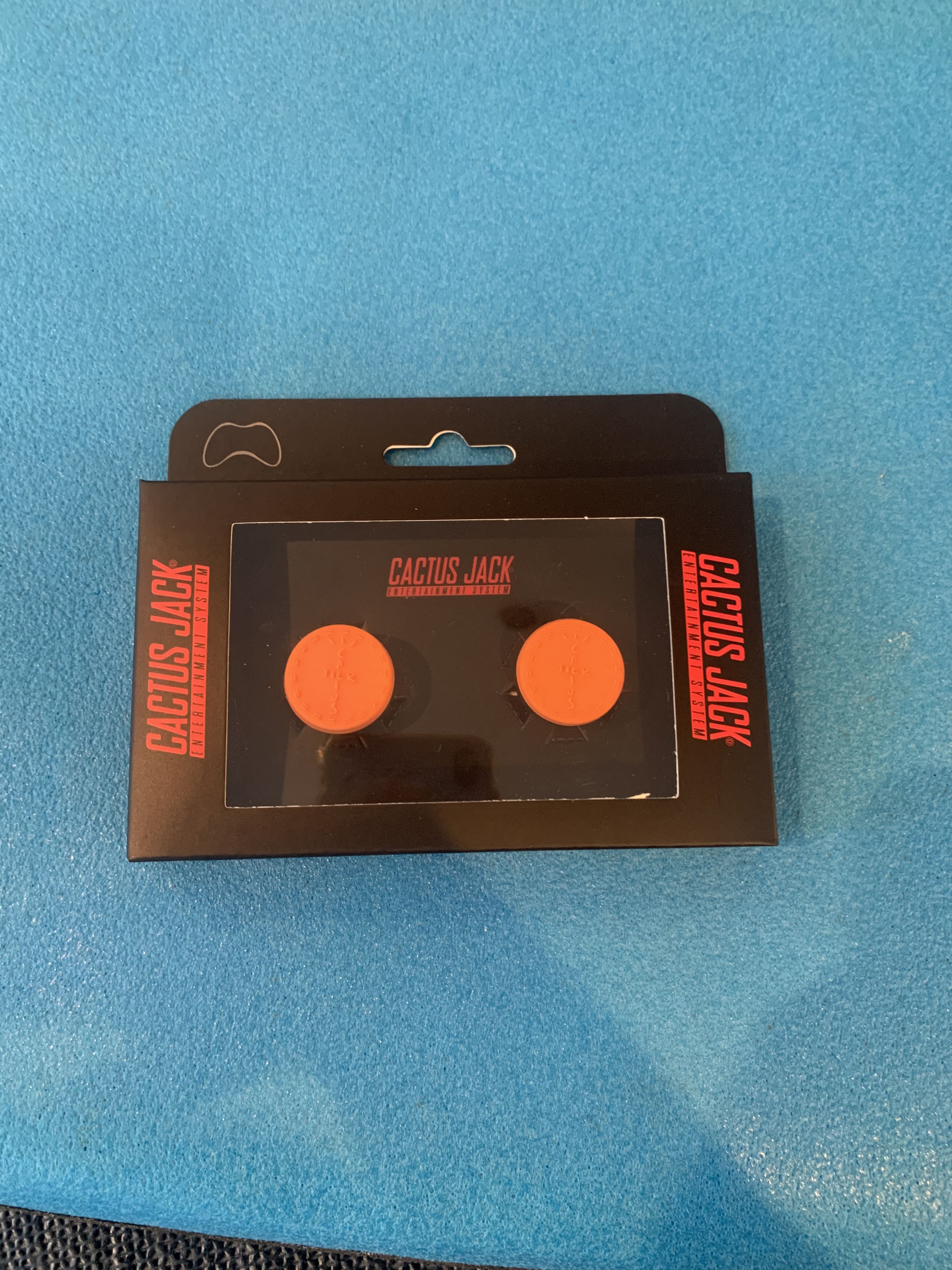 Travis Scott Travis Scott Cactus Jack Logo Xbox Thumb Grips Orange ...