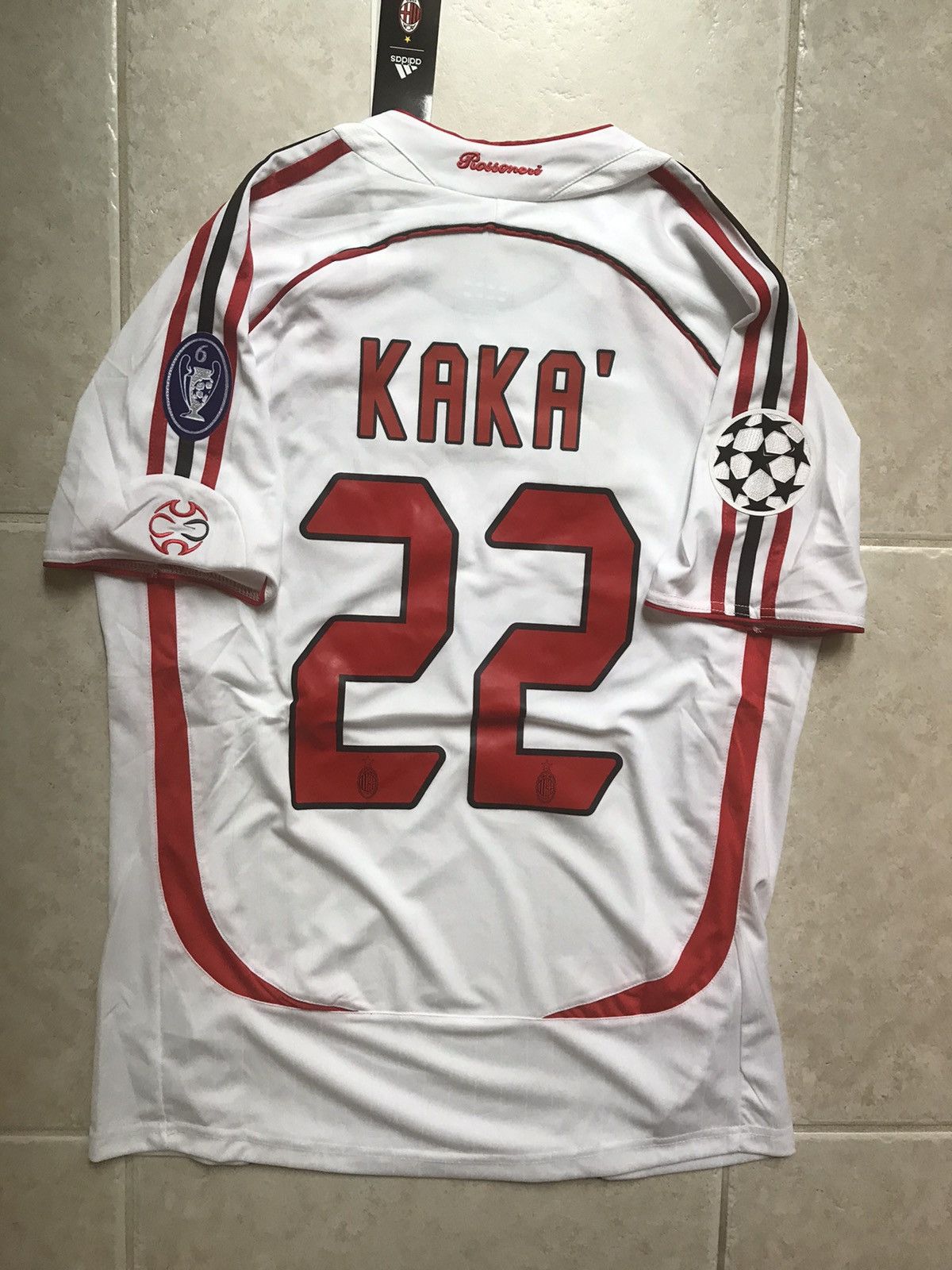 Adidas × Vintage Kaka AC Milan 2007 UCL final jersey | Grailed